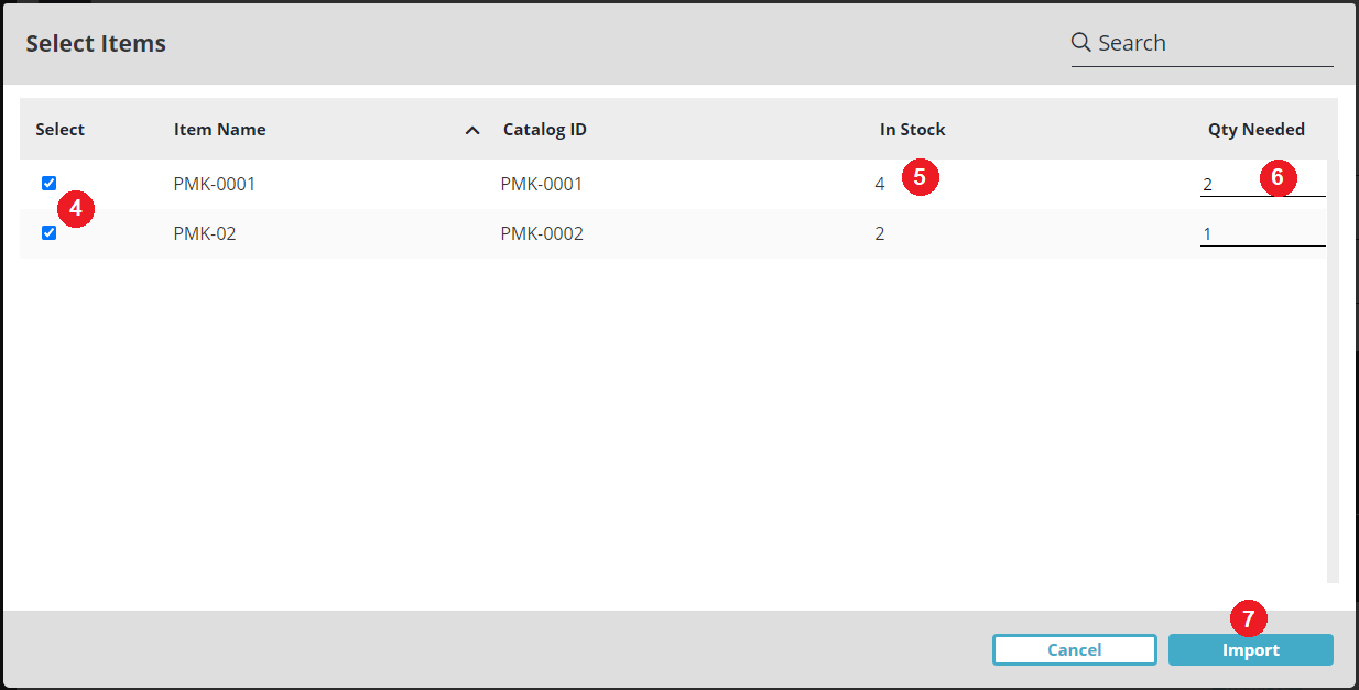 Material Allocation – Manufacton Support