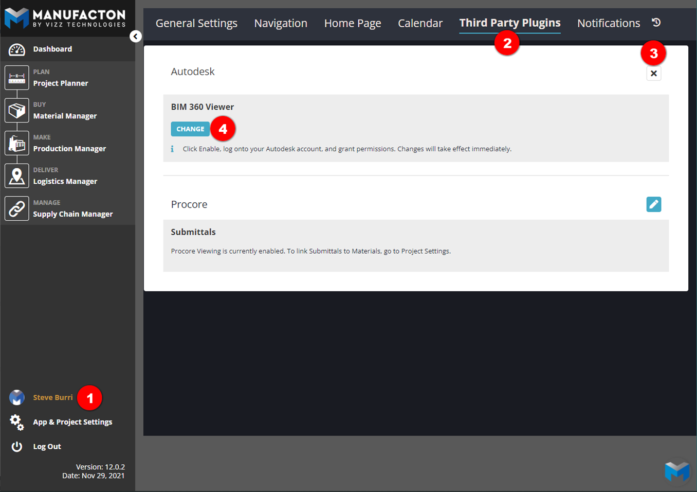 Configuring the BIM Large Model Viewer – Manufacton Support
